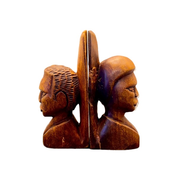Accents | Vintage Handcrafted Wooden South African Bookends ...